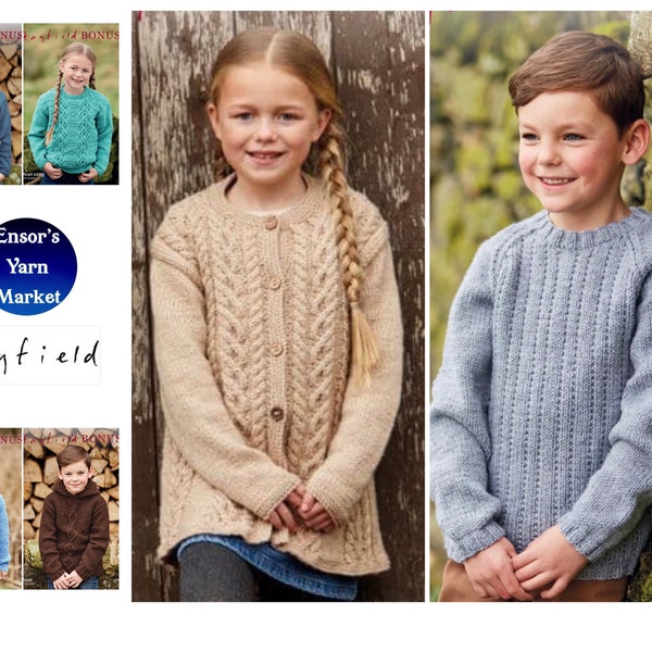 Childrens Aran Knitting Patterns - Etsy UK