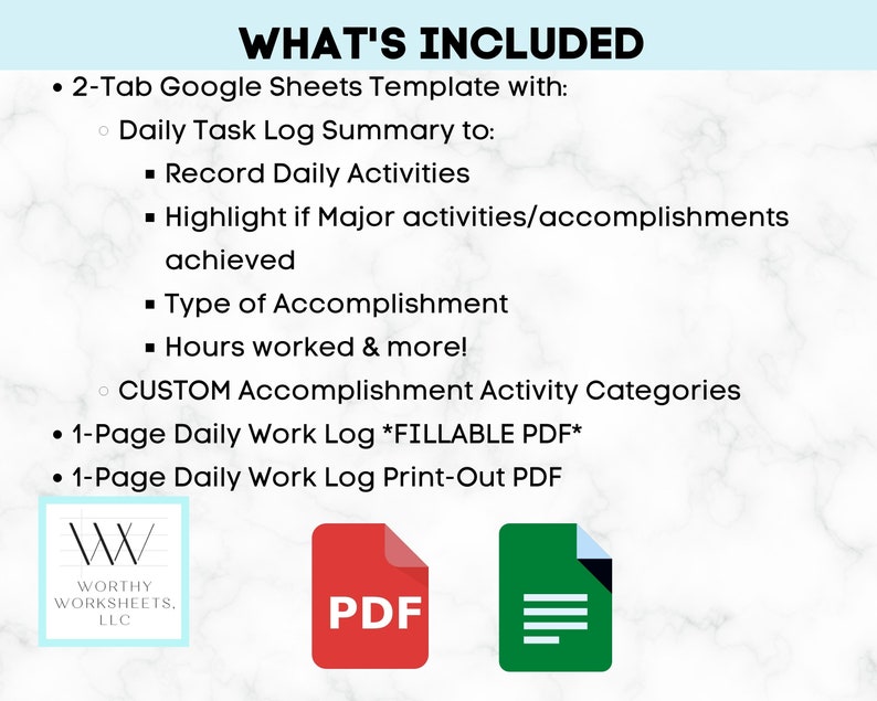 Daily Task Log, Accomplishment Tracker, Daily Schedule, Task Tracker ...