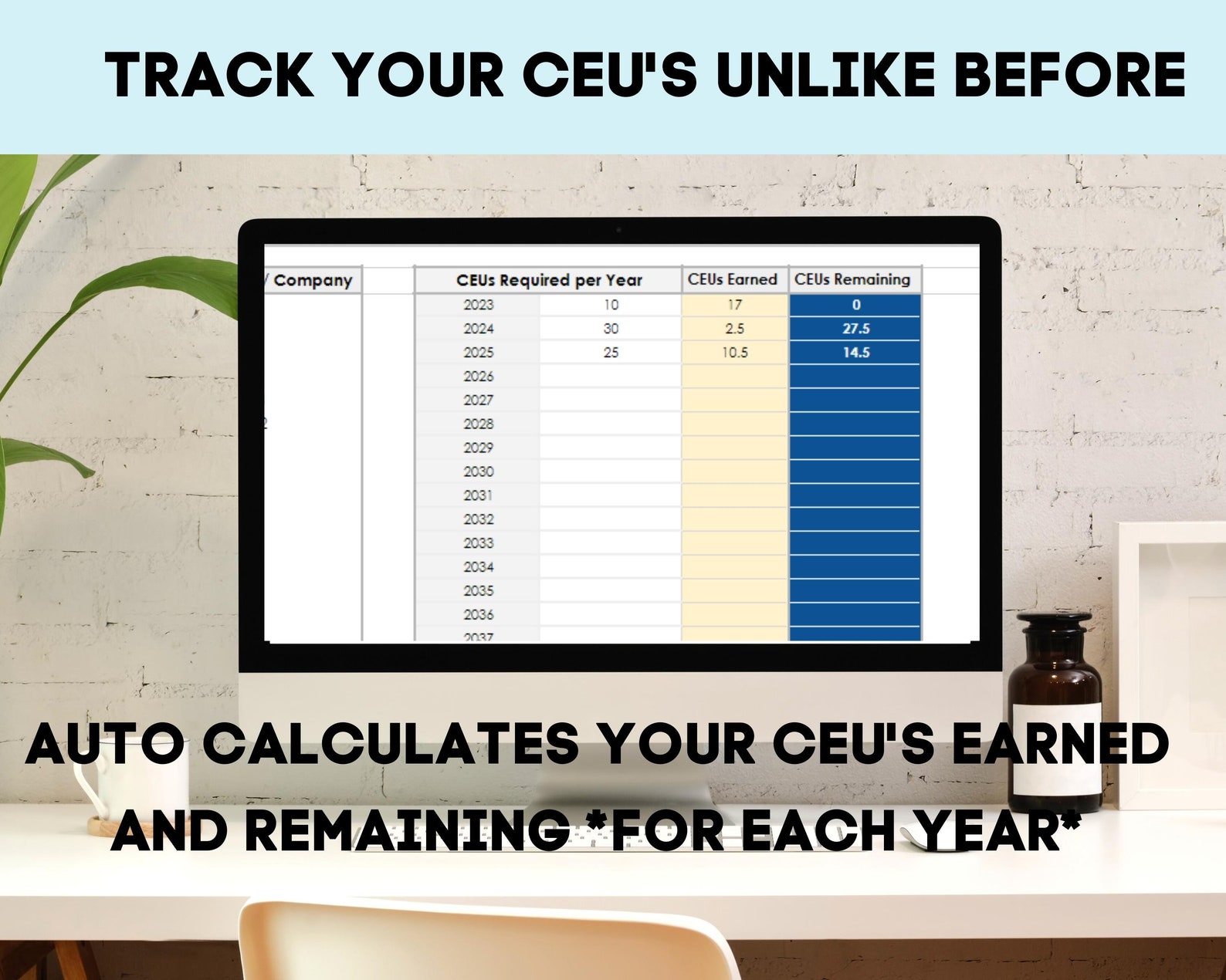 CEU Tracker, Continuing Education Tracker, CEU Credits, Professional ...