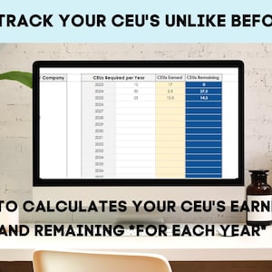 CEU Tracker, Continuing Education Tracker, CEU Credits, Professional ...