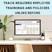 Training Tracker, Employee Training, Google Sheets Template, Training ...