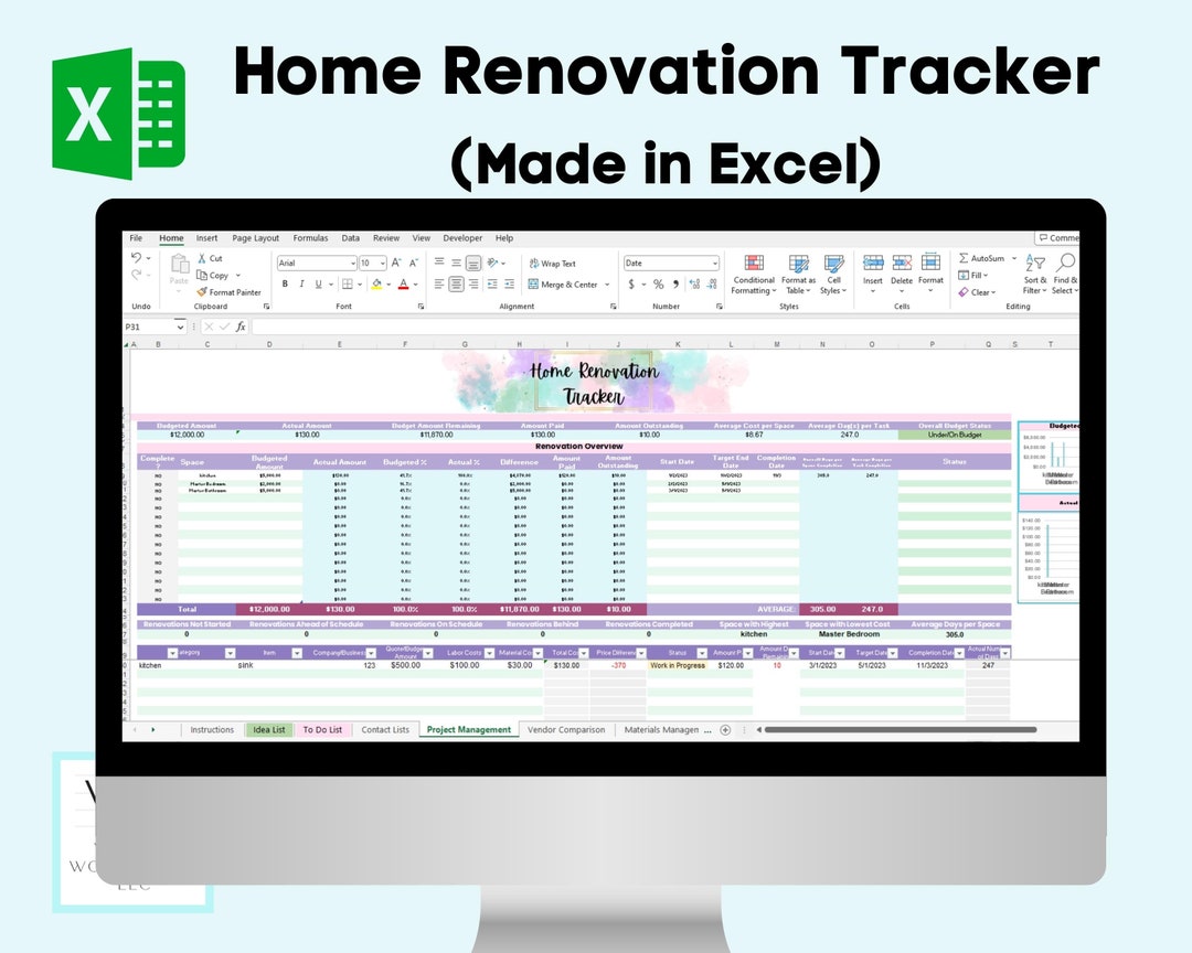 Renovation Planner, Home Renovation, Home Remodel, Renovation Budget ...