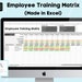 Training Tracker, Employee Training, Google Sheets Template, Training ...