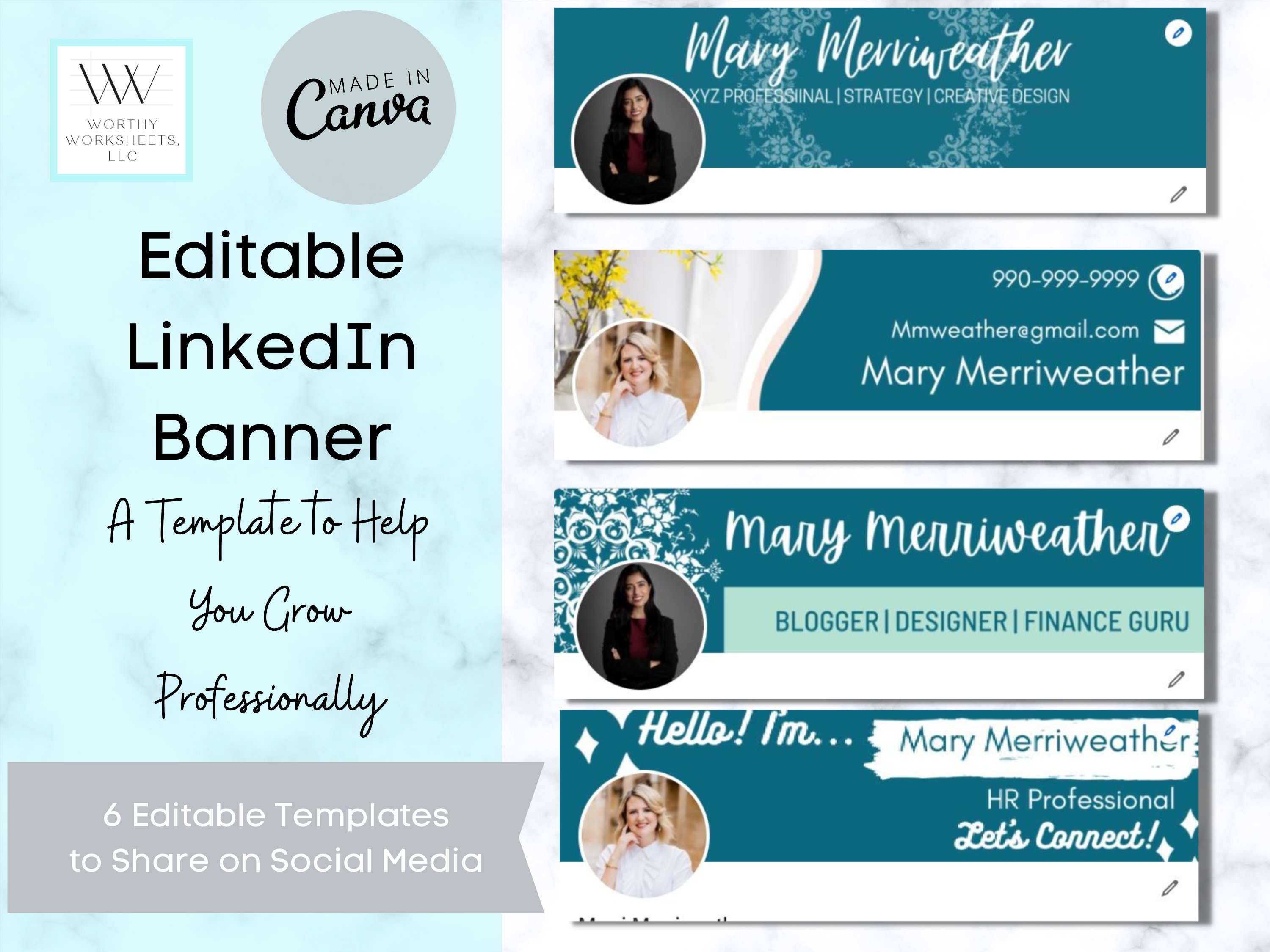 Linkenin Banner, Linkedin Banner Professional, Linkedin Banner Template ...