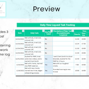 Daily Task Log, Accomplishment Tracker, Daily Schedule, Task Tracker ...