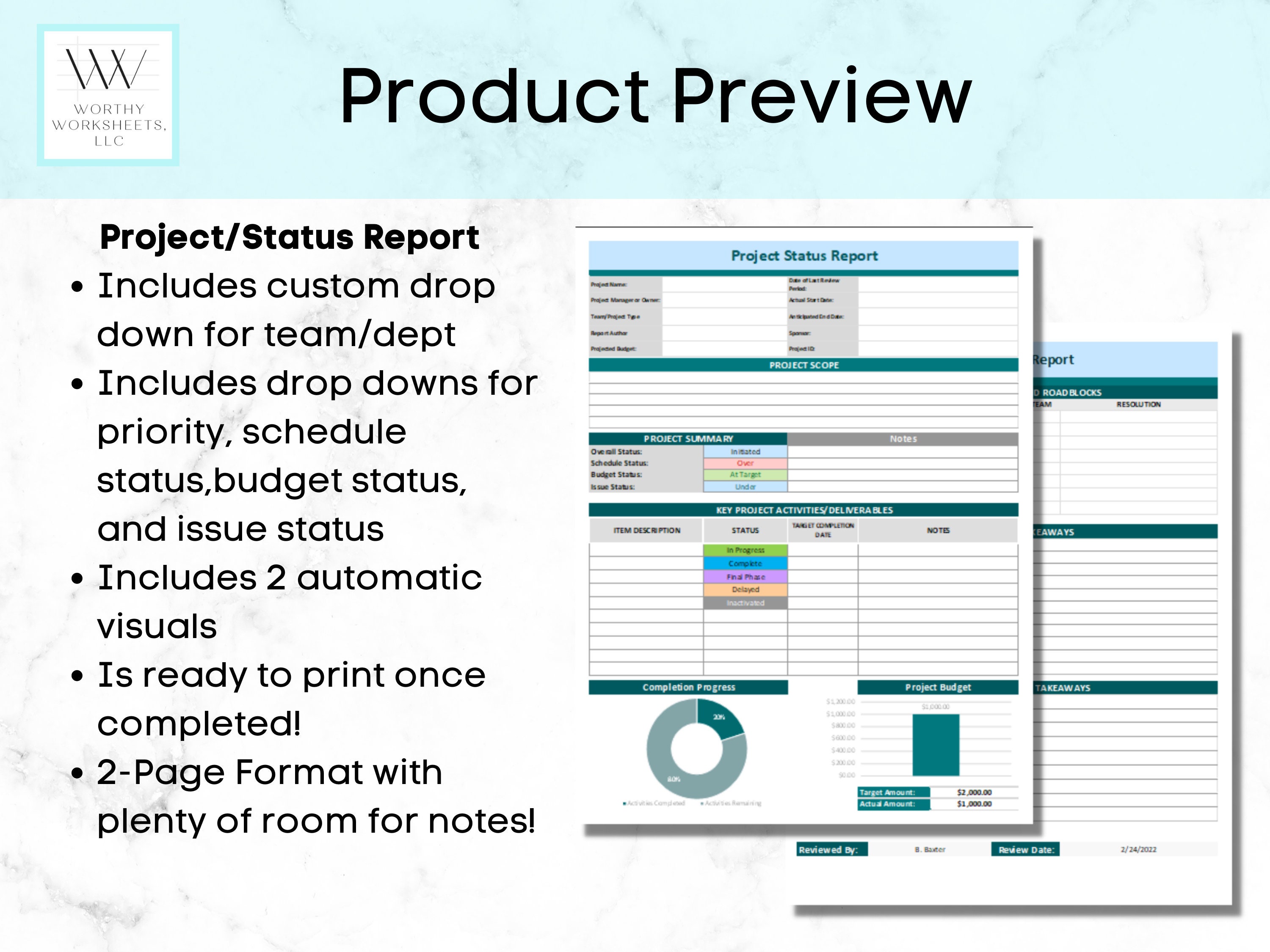 Project Tracker, Task Tracker, Project Template, Project to Do List ...