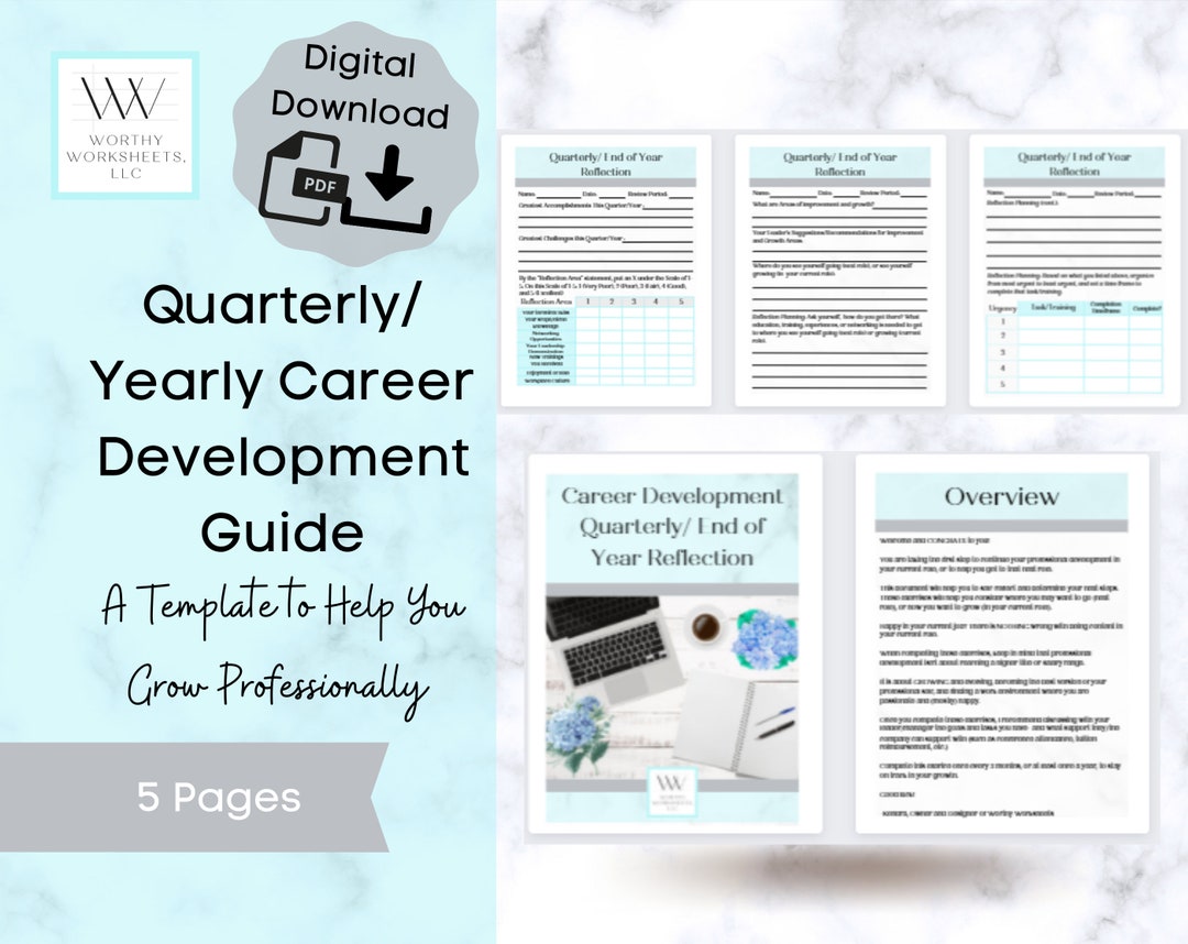 Employee Review, End of Year Review, Career Planner, Professional ...