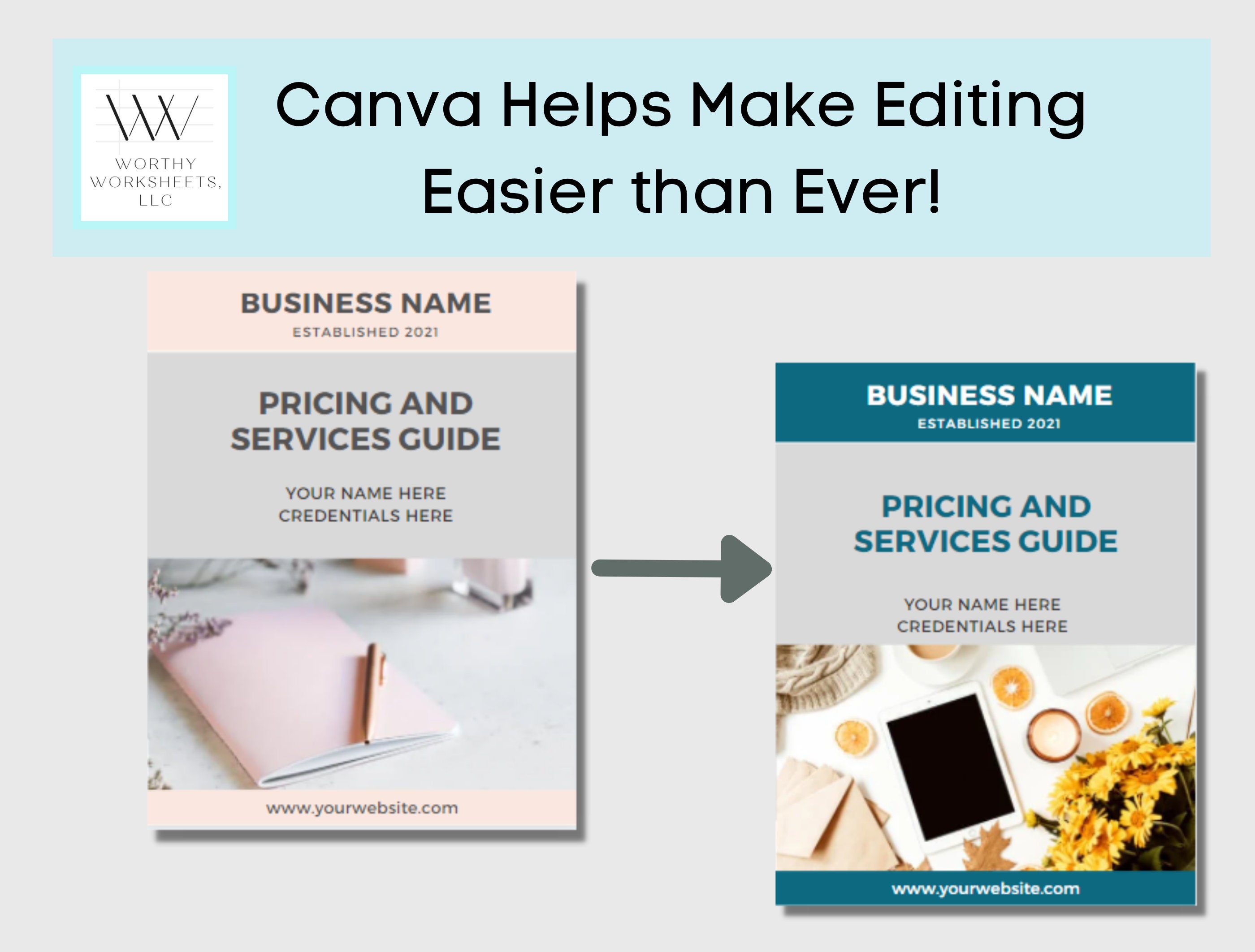 Business Pricing and Services Guide, Pink, Business Proposal, Business ...