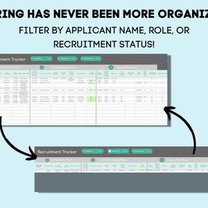 Recruitment Tracker, Recruitment Template, Recruitment Dashboard ...