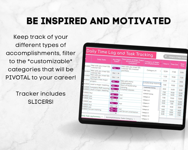 Daily Task Log, Accomplishment Tracker, Daily Schedule, Task Tracker ...
