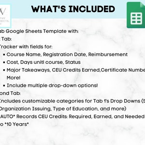 CEU Tracker, Continuing Education Tracker, CEU Credits, Professional ...