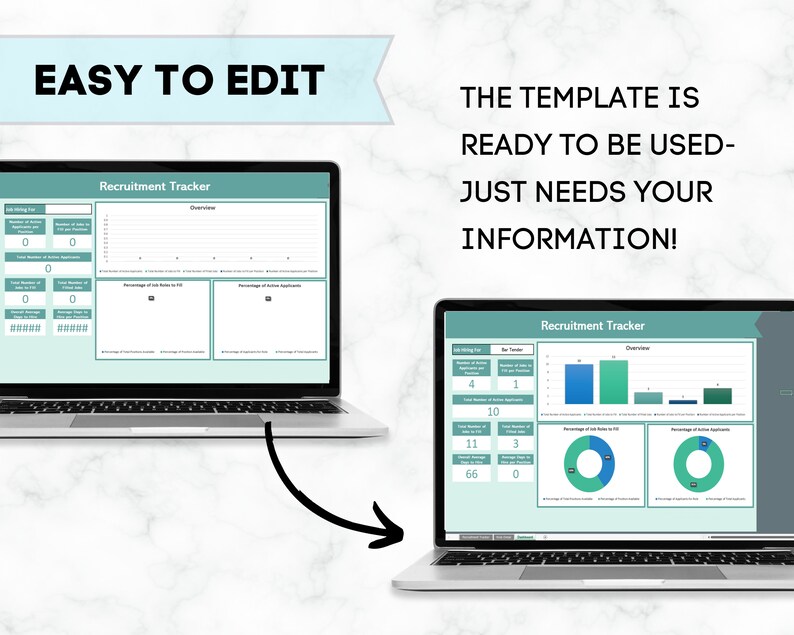 Recruitment Tracker, Recruitment Template, Recruitment Dashboard ...