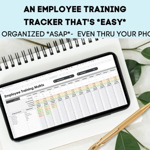 Training Tracker, Employee Training, Google Sheets Template, Training ...