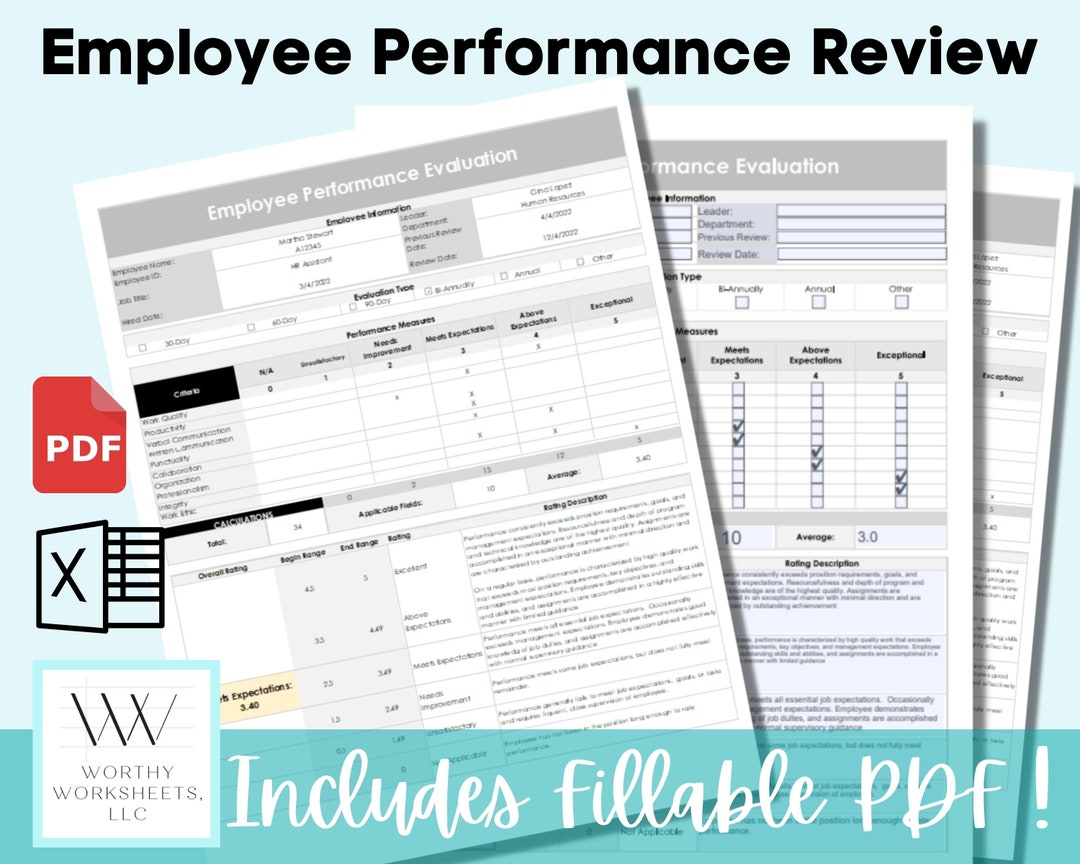 Employee Performance Review, Employee Review, Performance Review ...