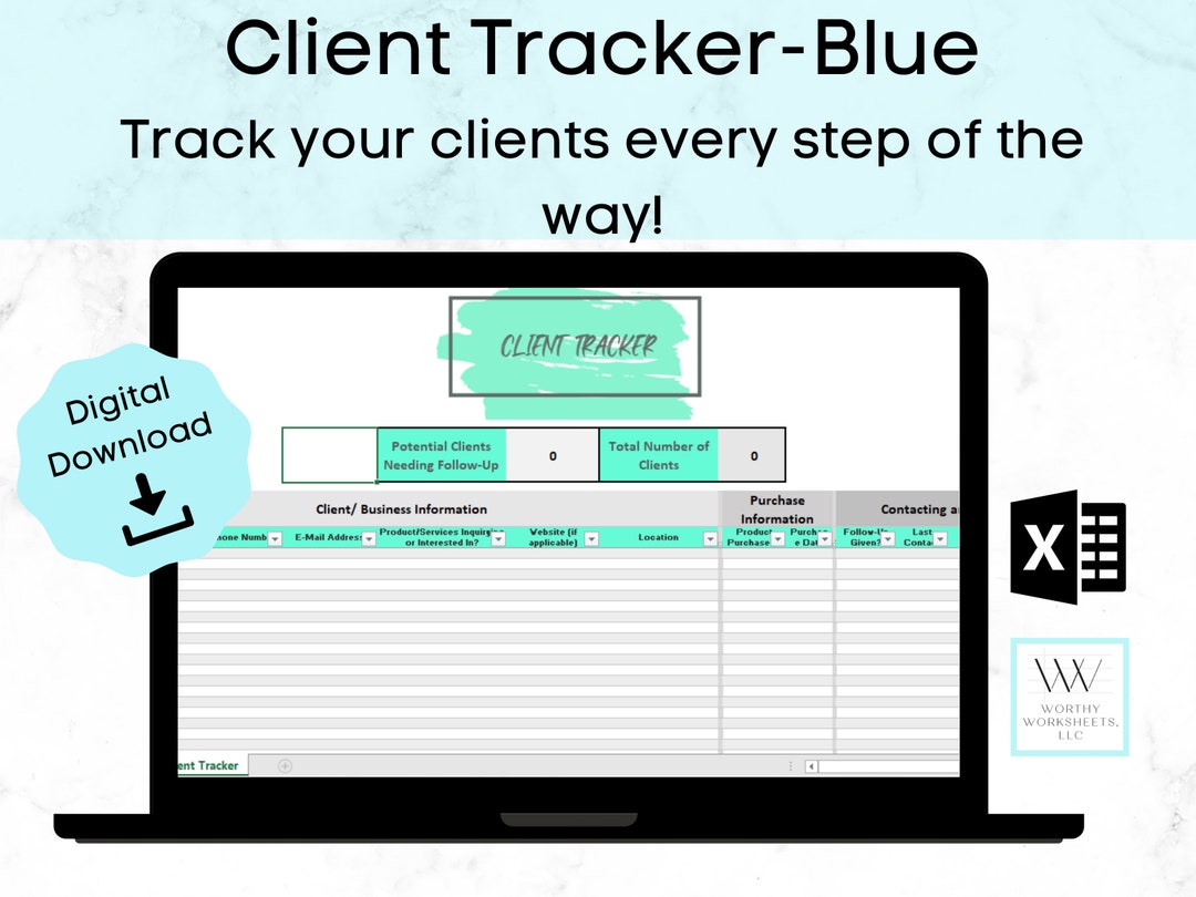Client Tracker, Customer Record, Freelancer, Consulting, Client ...