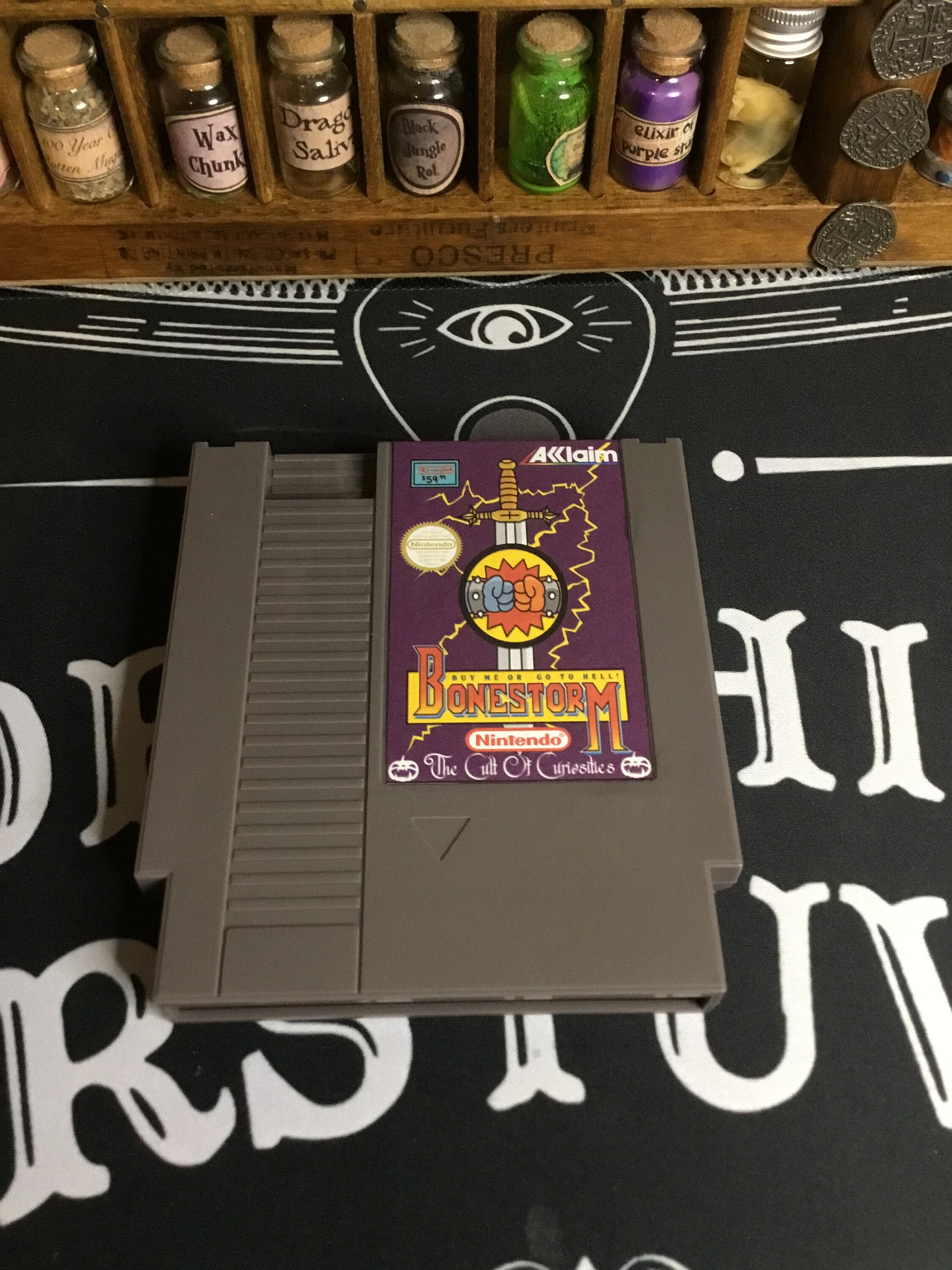 BONESTORM NINTENDO GAME, the Simpsons Parody Games-custom Game ...