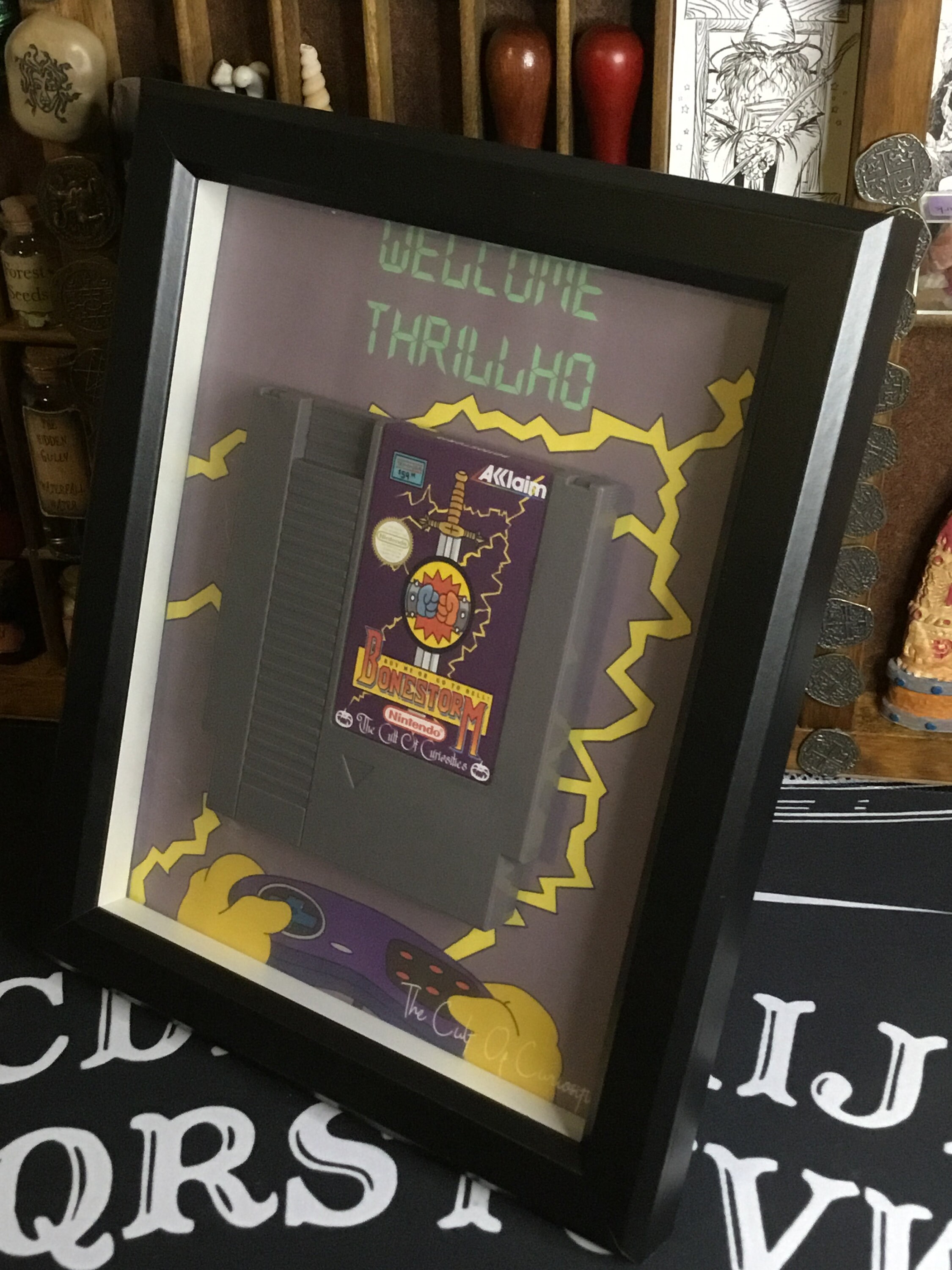 BONESTORM NINTENDO GAME, the Simpsons Parody Games-custom Game ...