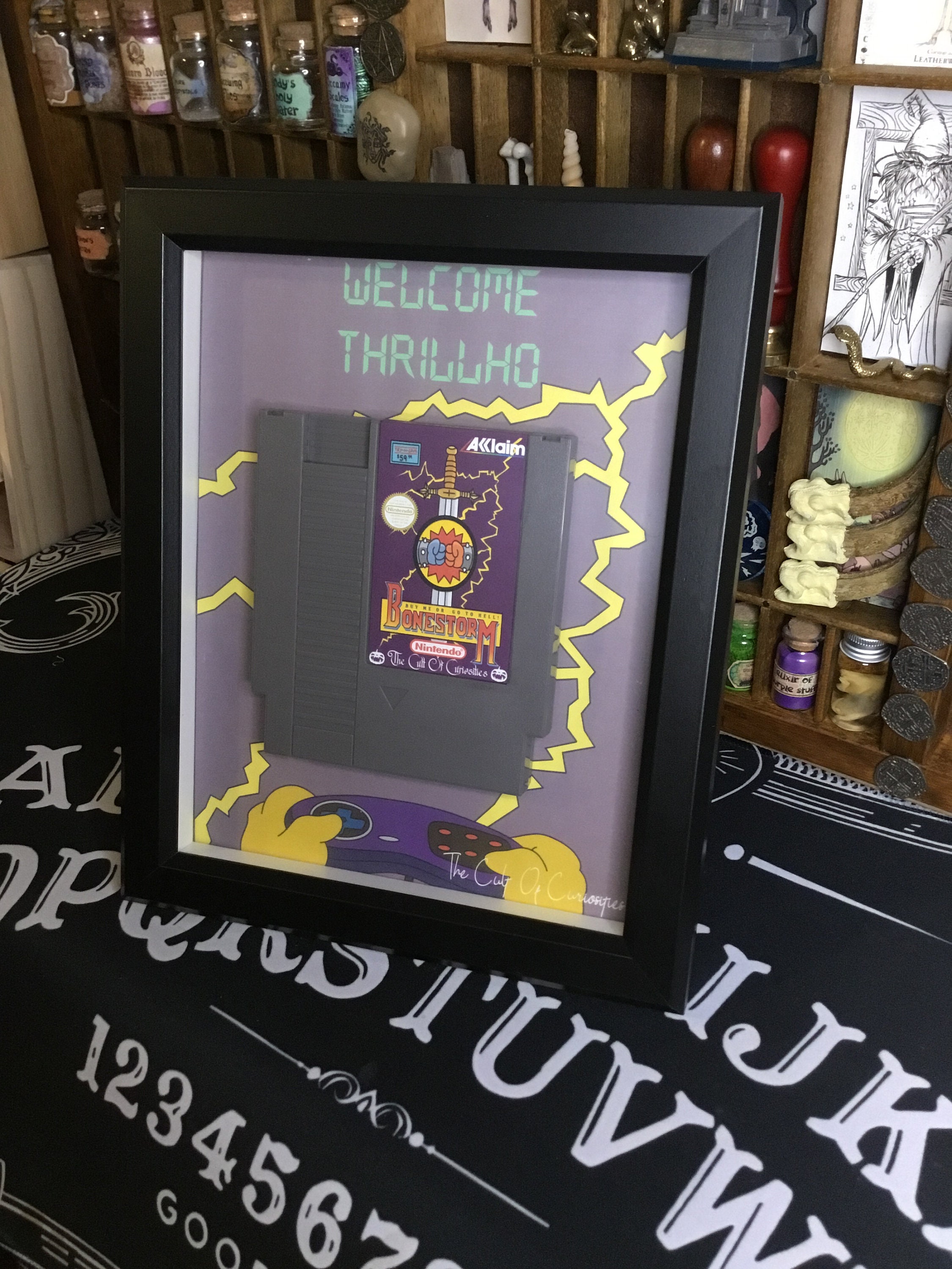 BONESTORM NINTENDO GAME, the Simpsons Parody Games-custom Game ...