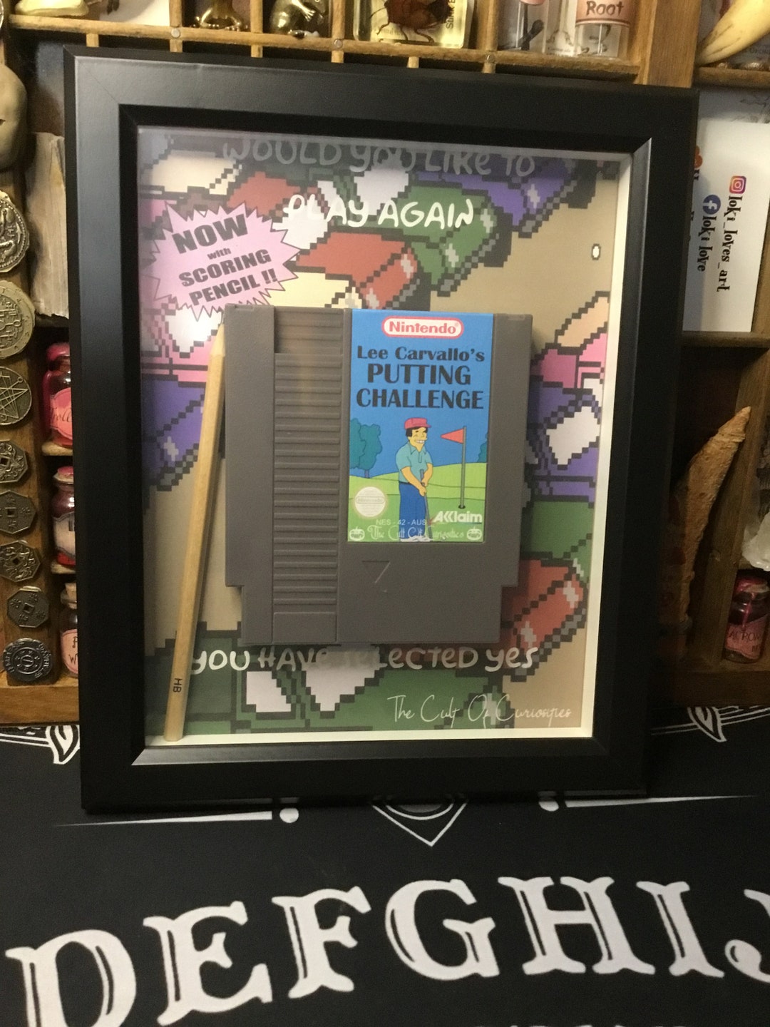 Lee Carvallos Putting Challenge NINTENDO GAME the Simpsons - Etsy