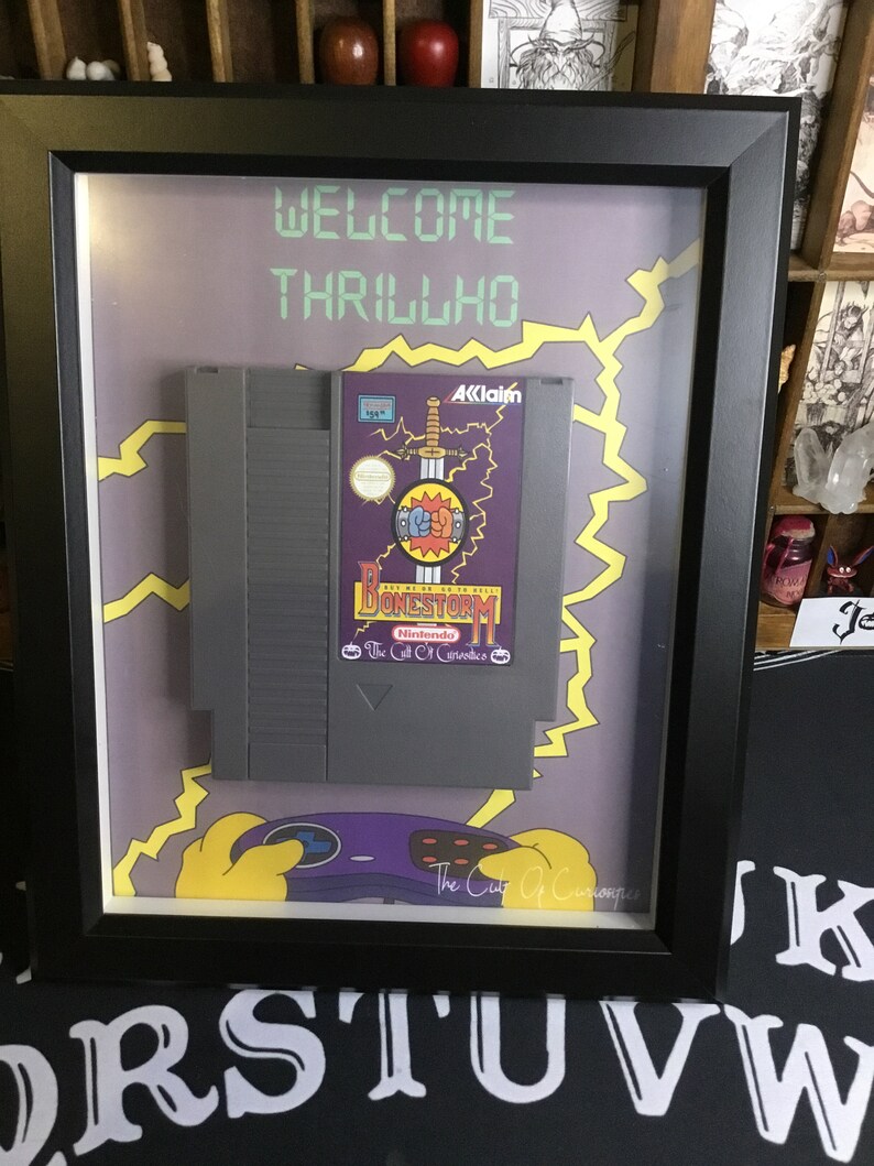 BONESTORM NINTENDO GAME, the Simpsons Parody Games-custom Game ...