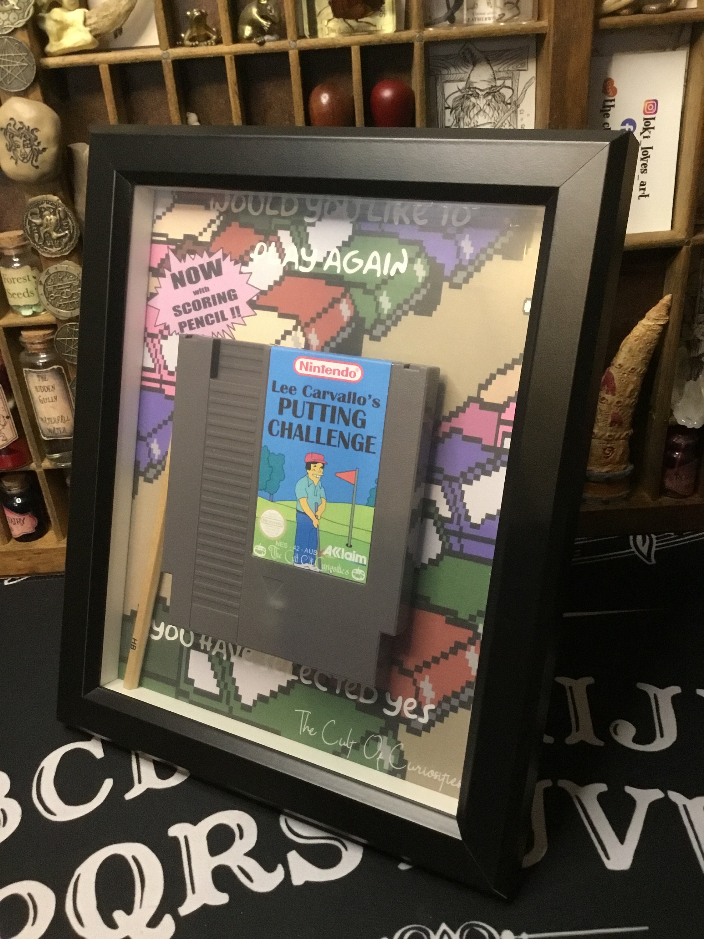 Lee Carvallos Putting Challenge NINTENDO GAME the Simpsons - Etsy