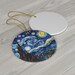 Starry Night Ornament, Christmas Tree Ornament, Holiday Ornament ...
