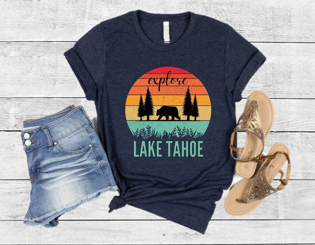 Lake Tahoe Outfit - California Trip Clothing - Retro Lake Apparel ...