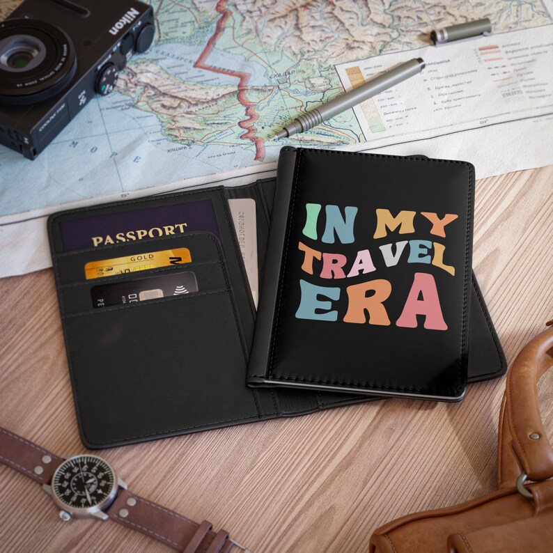 In My Travel Era Passport Cover, Cute Retro Groovy Design for Travel ...