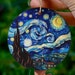Starry Night Ornament, Christmas Tree Ornament, Holiday Ornament ...