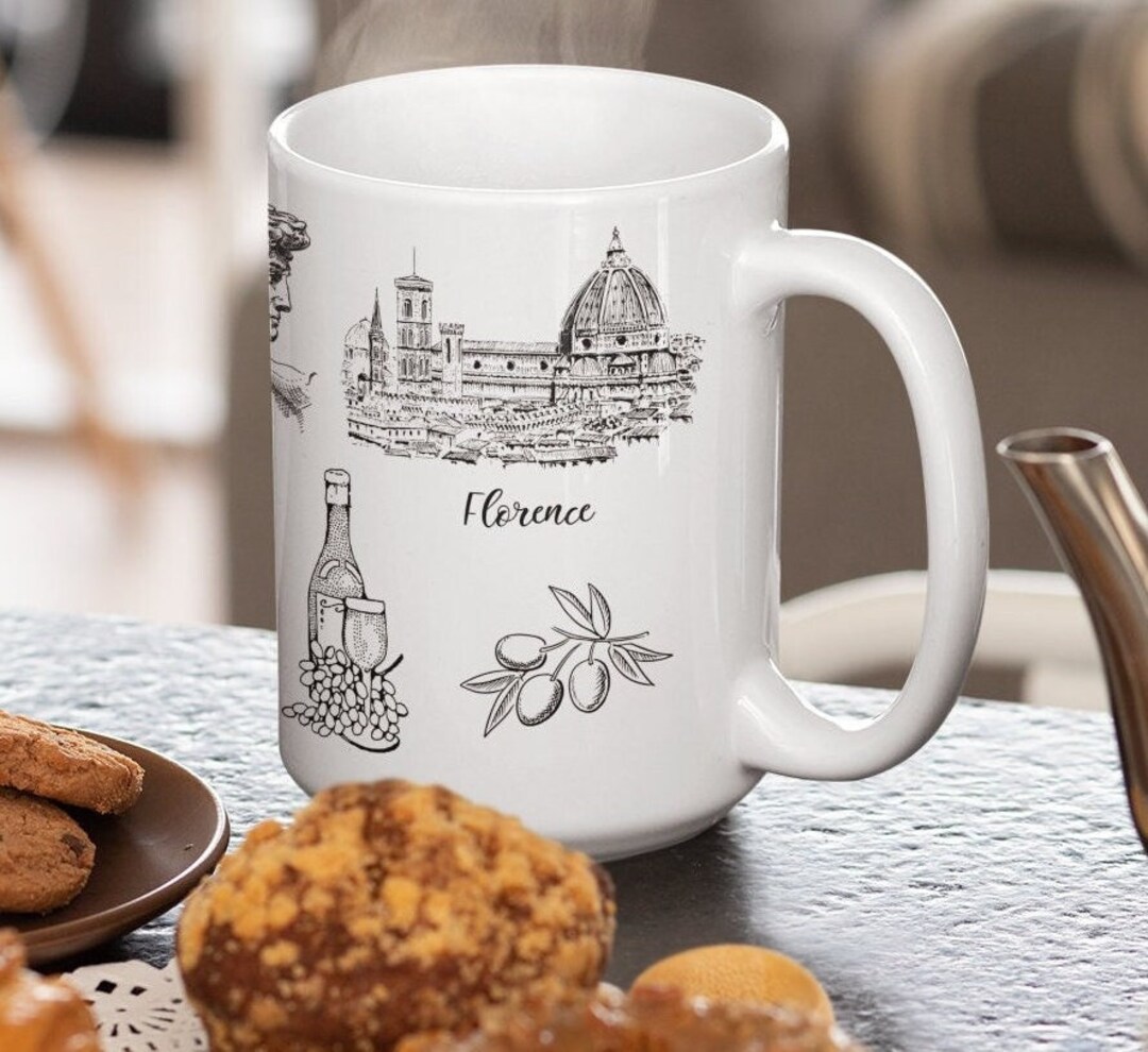 Italy Mug, Italy Gift, Italian Travel Souvenir Gift, Ceramic Mug 15oz ...