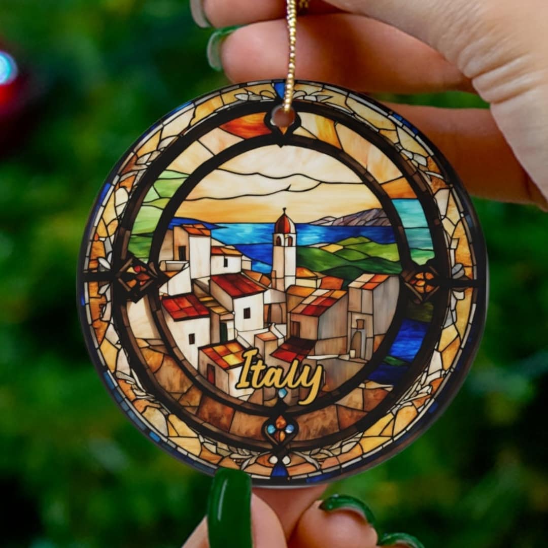 Italy Ornament, Keepsake Heirloom Christmas Tree Decor, Amalfi Coast ...