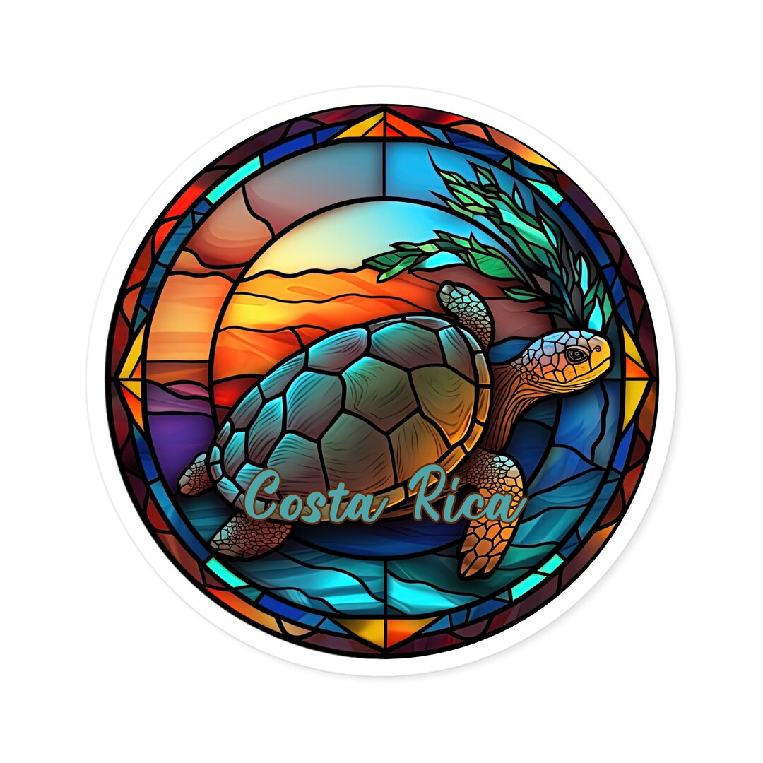 Costa Rica Sticker, Costa Rica Gift, Travel Gift Souvenir Keepsake ...