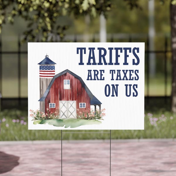 Anti Tariff Signs - Etsy