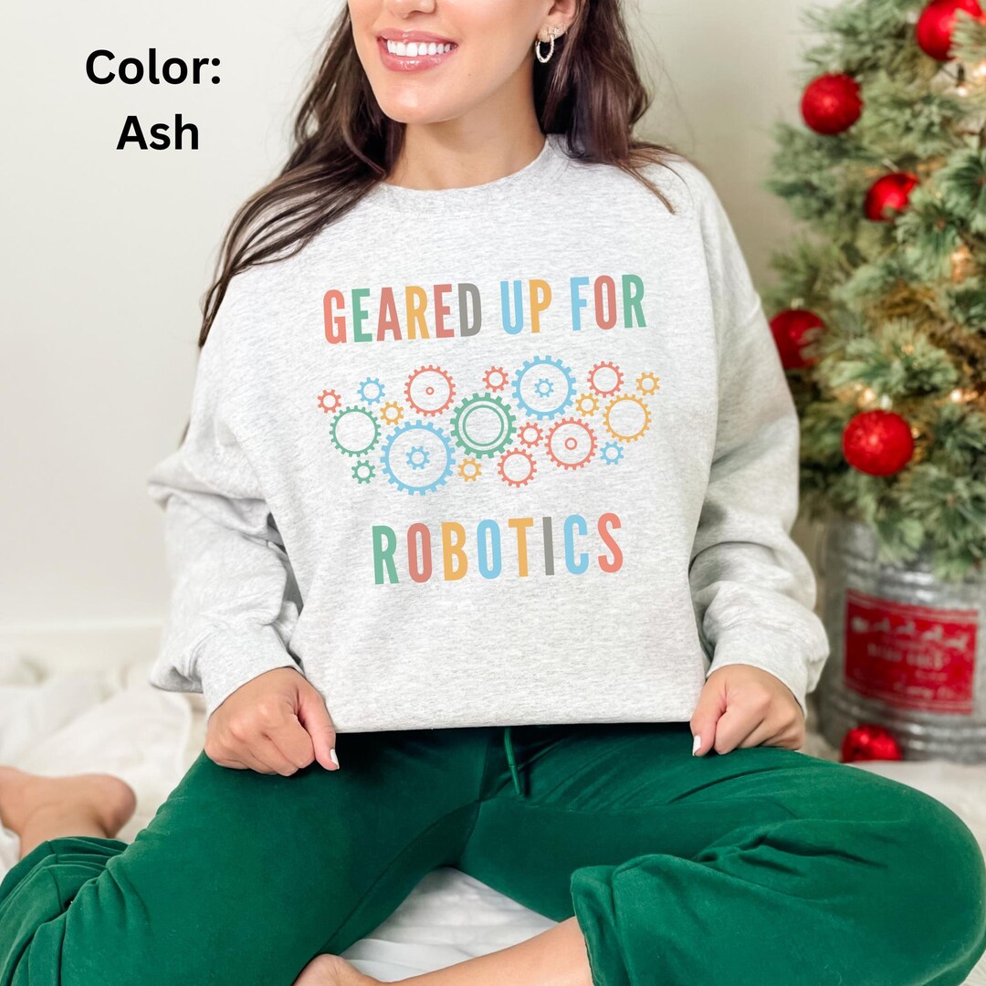 Robotics Shirt, Robotics Sweatshirt, School Team Club Crewneck Sweater ...