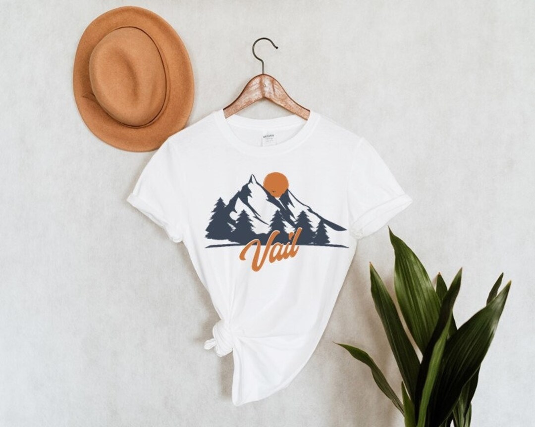 Vail Shirt Vail Tshirt Vail T-shirt Colorado Souvenir Retro - Etsy