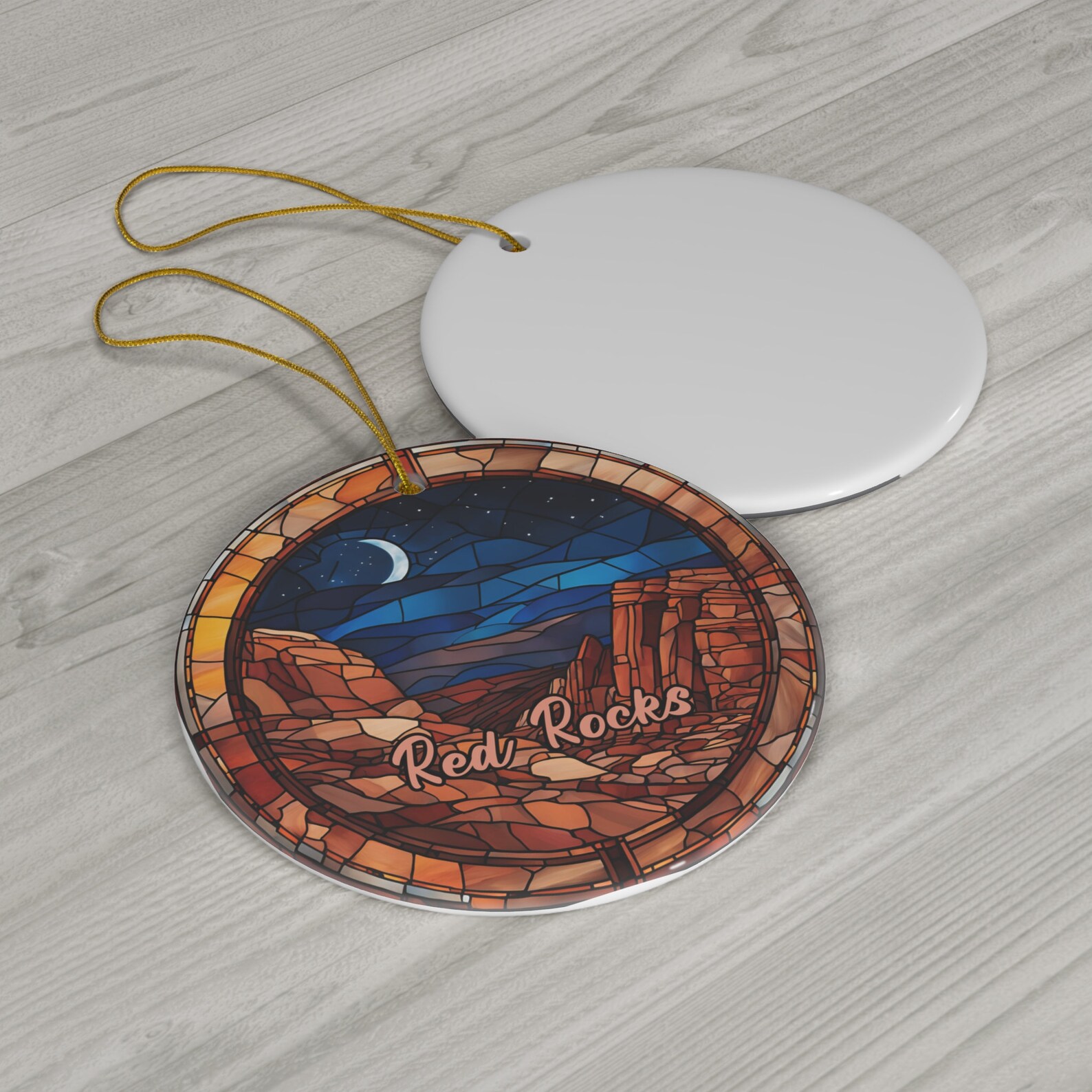 Red Rocks Ornament, Christmas Tree Ornament, Holiday Ornament, Colorado ...