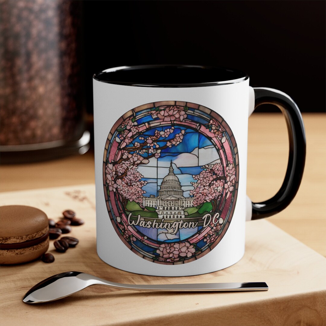 Washington DC Mug, Washington Coffee Cup Gift, Cute Cherry Blossom ...