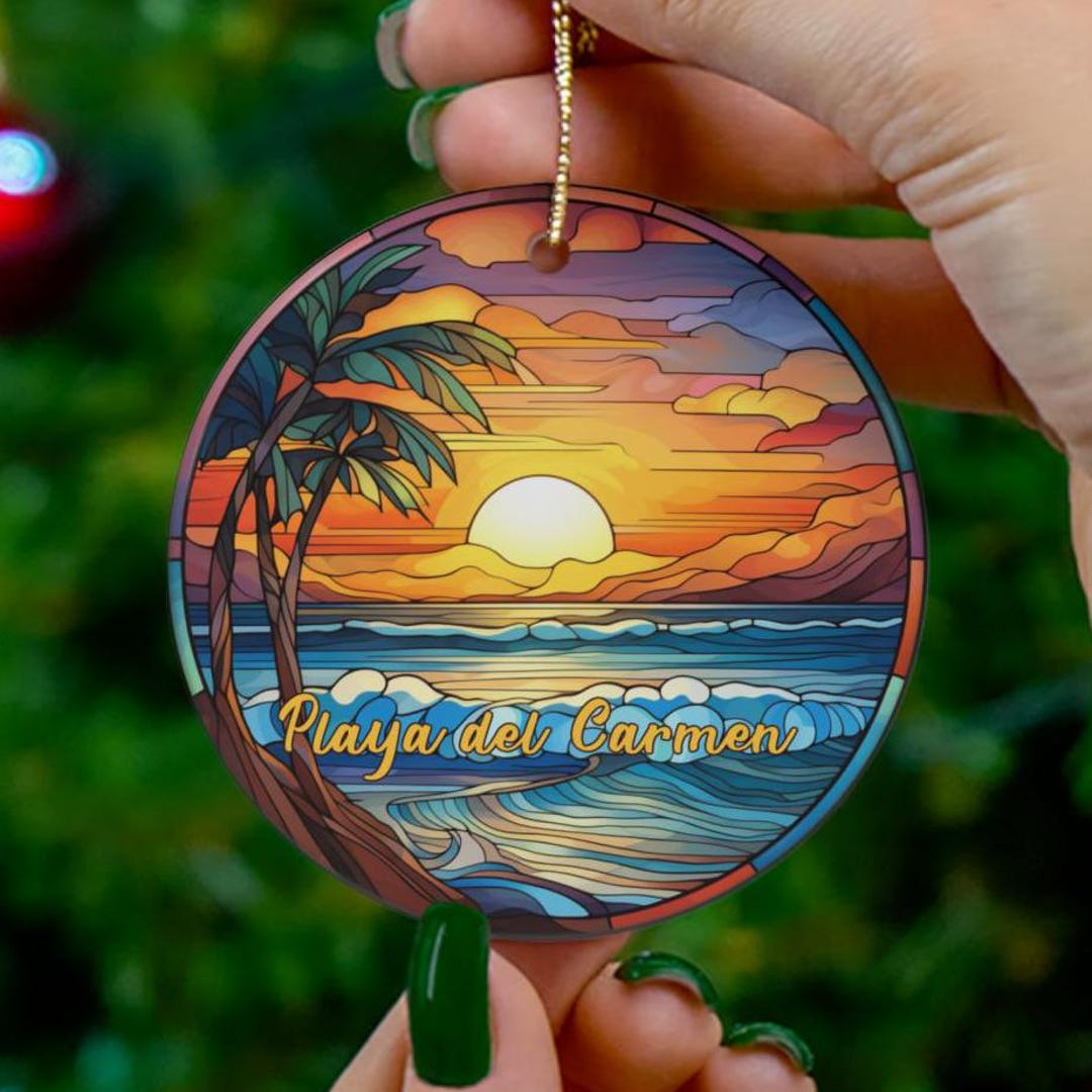 Custom Playa Del Carmen Ornament, Mexico Gift, Keepsake Souvenir ...