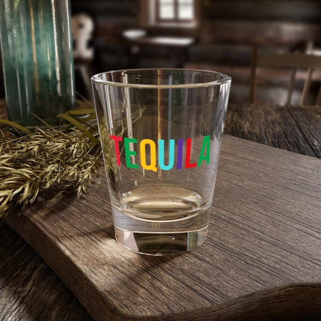 Custom Tequila Shot Glass, Cute Mexican Liquor Glass, Travel Gift ...