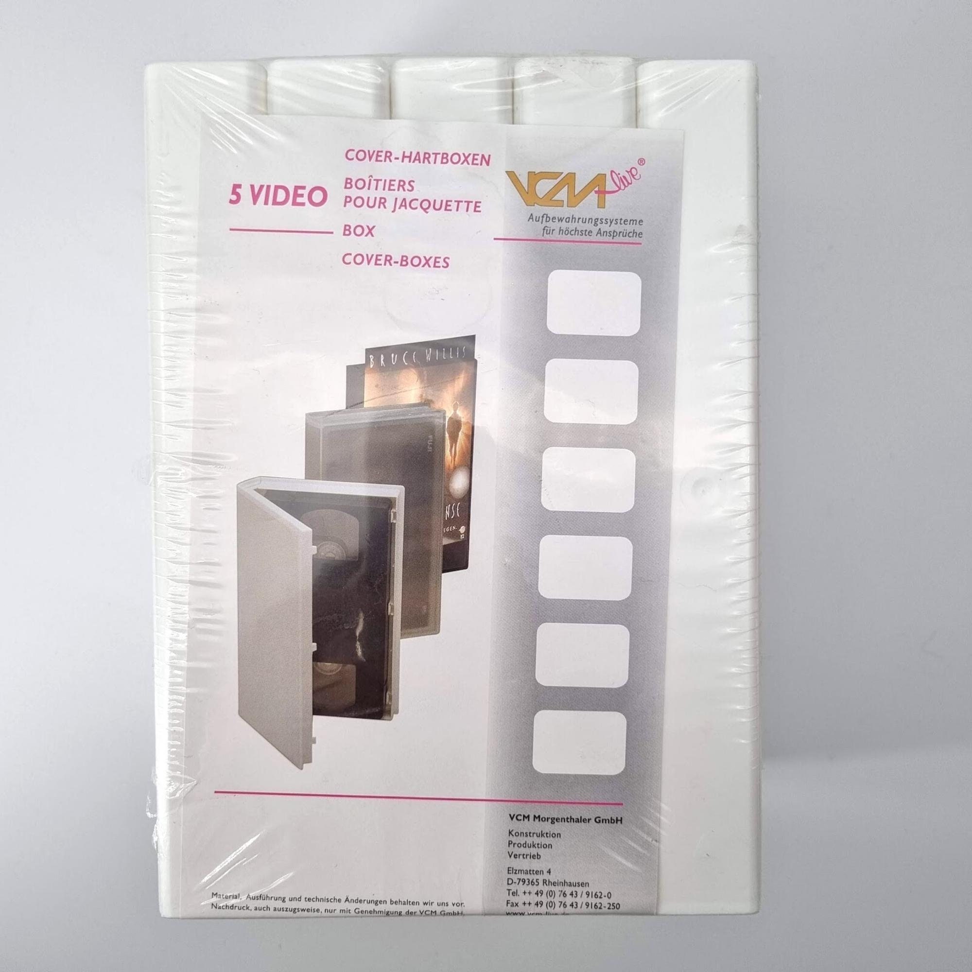 Vintage Blank VHS Cases Empty VHS Boxes VHS Cover Boxes - Etsy Finland
