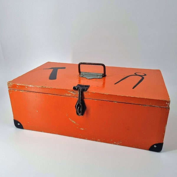 Mid Century Tool Box - Etsy