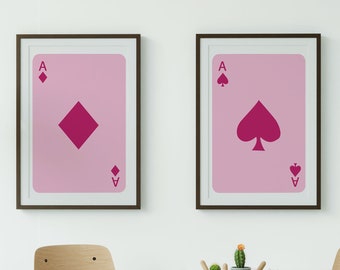 Pink Ace Poster - Etsy