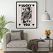 Playing Card Print Trendy Wall Art Prints Retro Bar Cart Decor Preppy ...