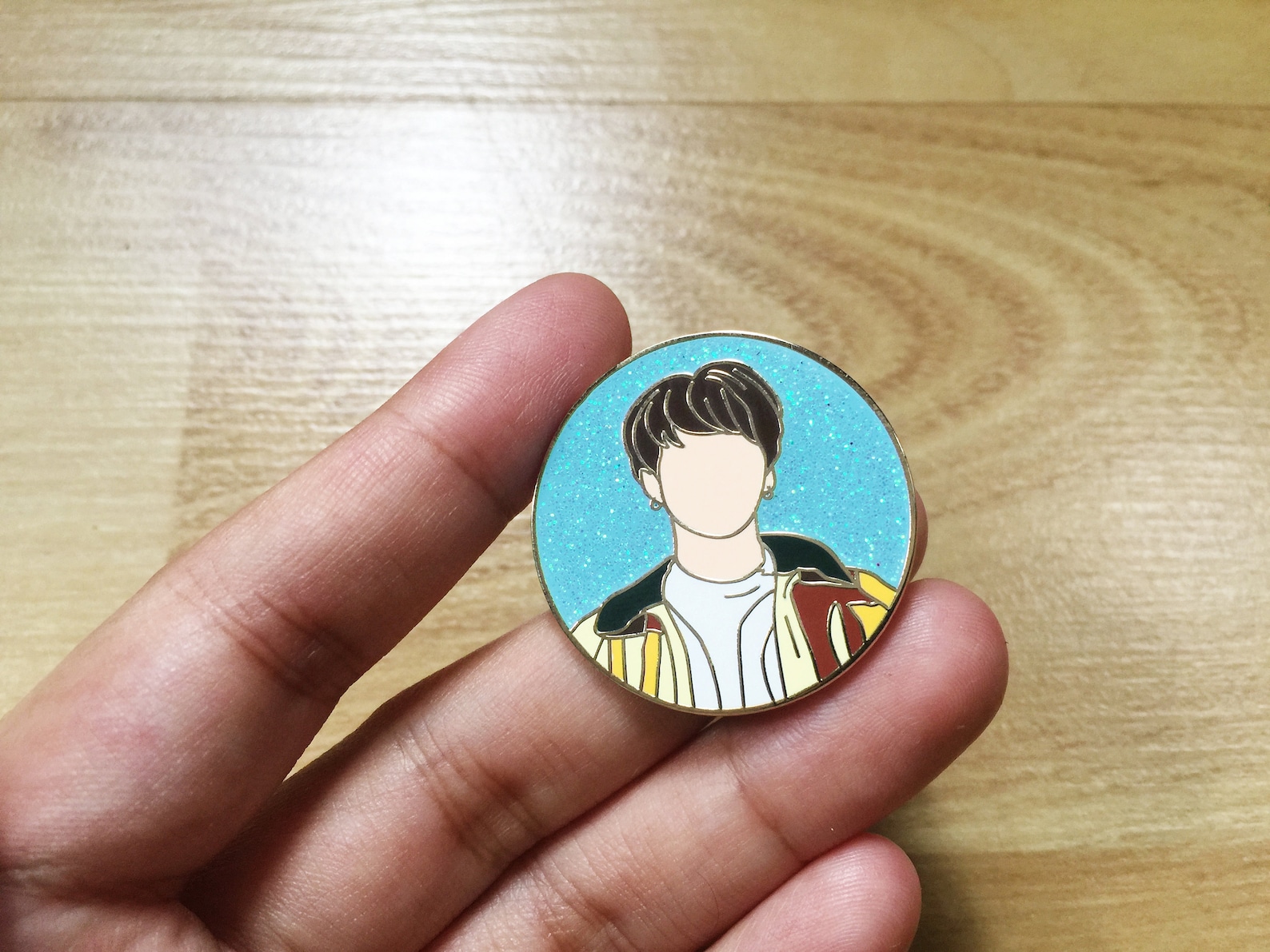 BTS Gold Enamel Pin Badge: Bon Voyage, Euphoria & Kore - Etsy