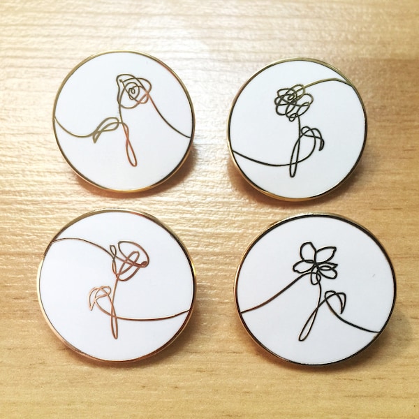 Bts Enamel Pin - Etsy