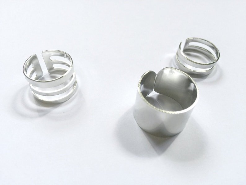 BTS Fashion Inspired Jimin & V Stackable Silver Rings | Etsy