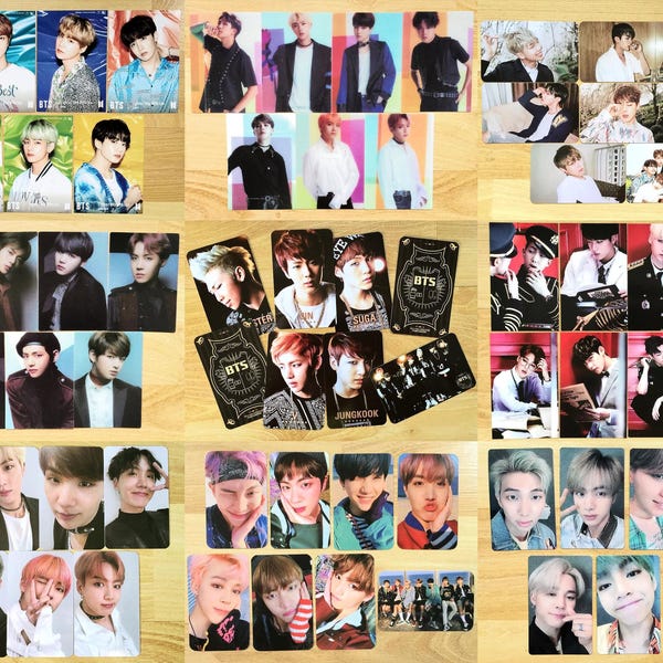 Bts Photocards - Etsy