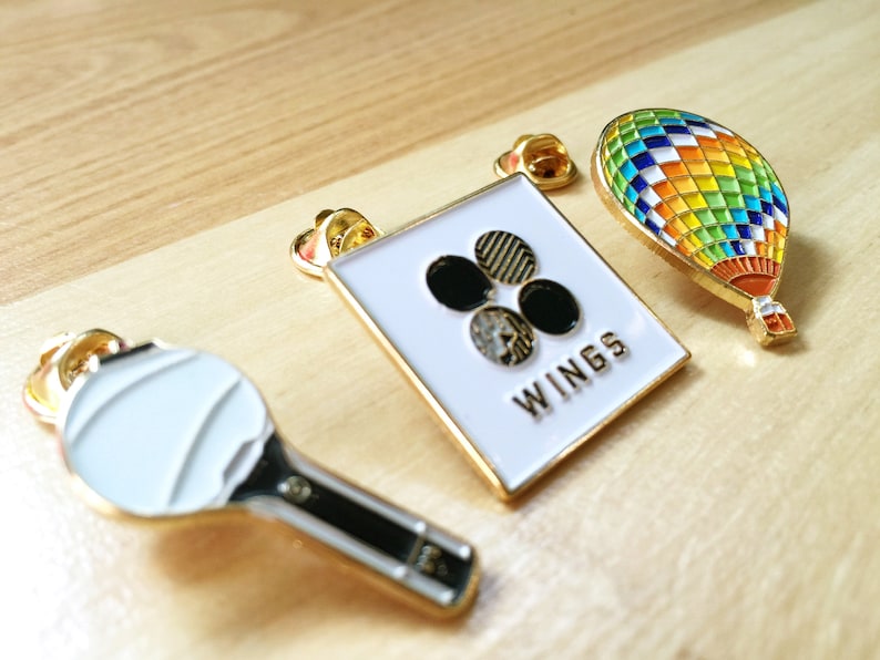 BTS Gold Enamel Pin Badge: Armybomb, WINGS & HYYH Young Forever - Etsy