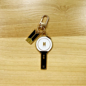 BTS Premium Silver Antique & Gold Keyring With Inclusive Stickers ...