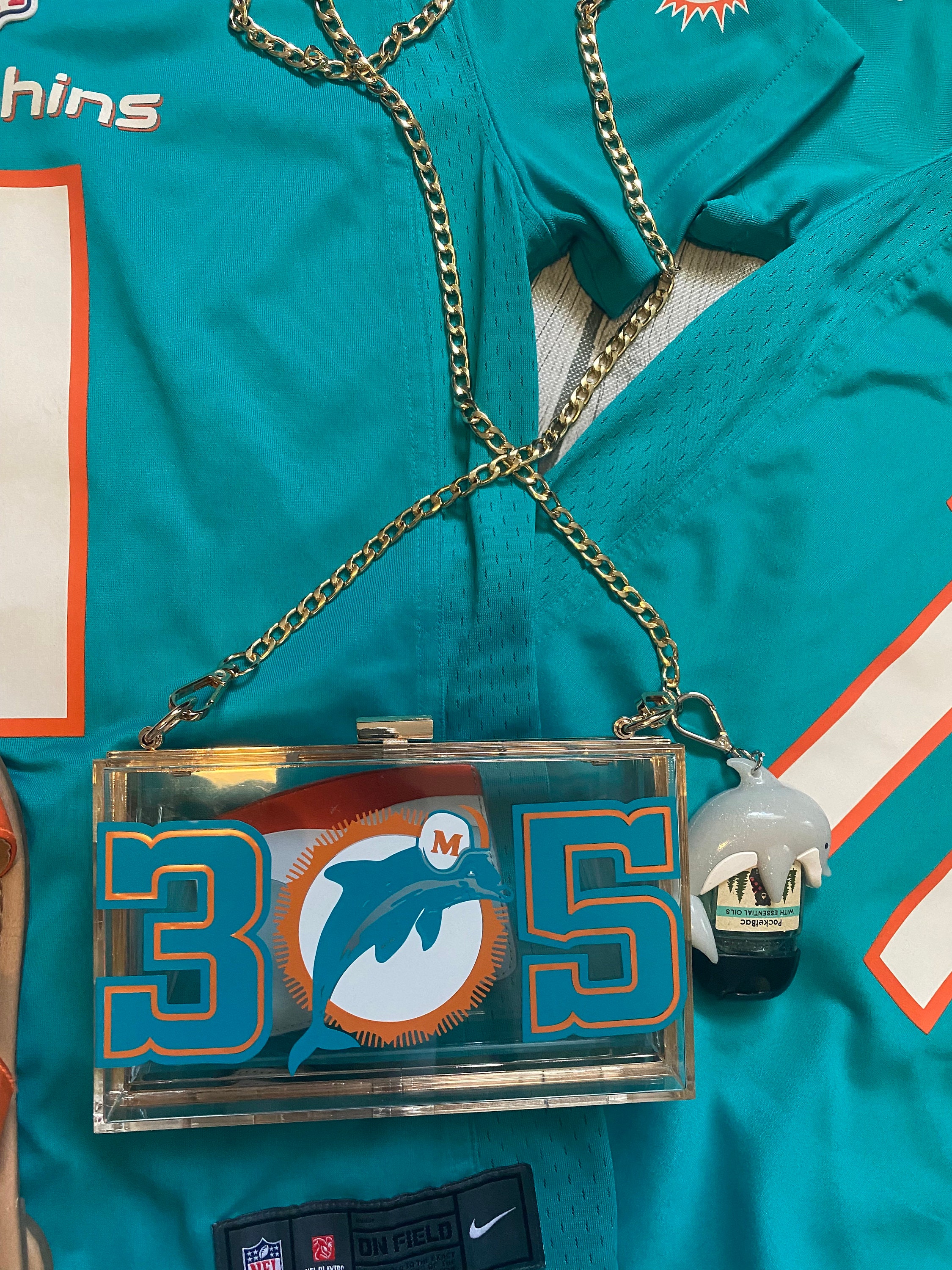 Miami Dolphins Clear Stadium Purse - Etsy